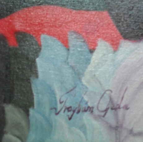 Froylan ojeda. Acrilico sobre Tela "Naturas con Mariposas".